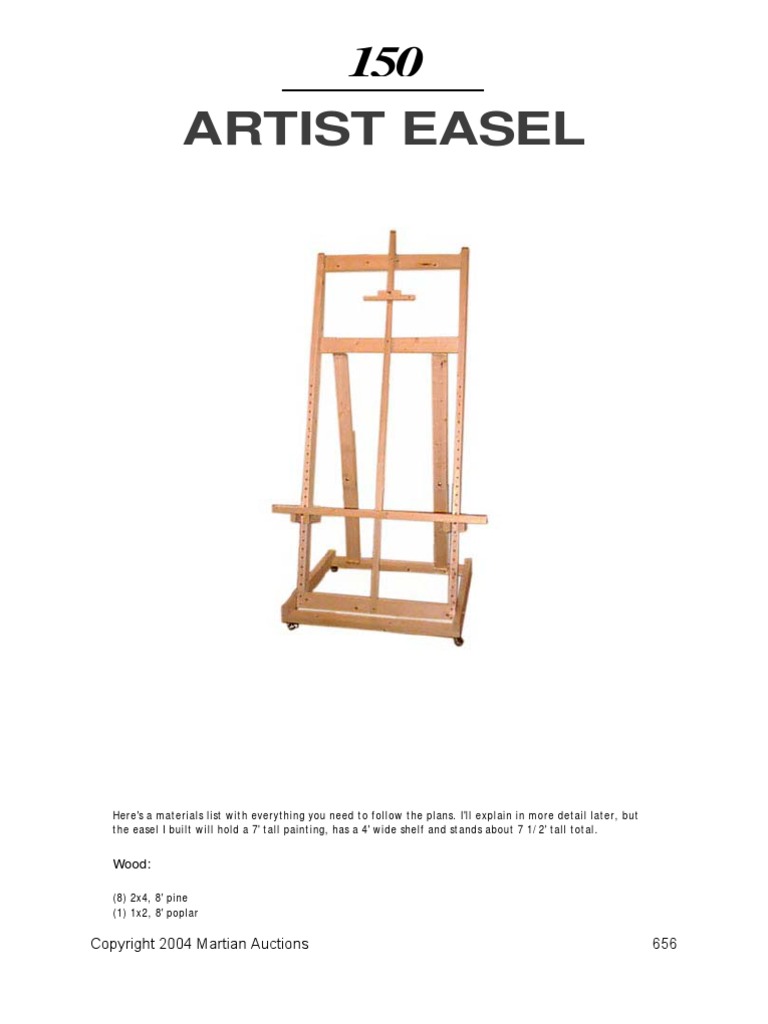 Artists Easel | PDF | Nut (Hardware) | Screw