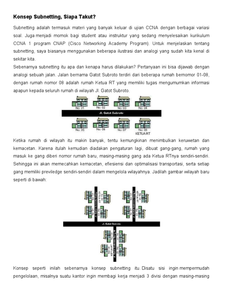 Panduan Lengkap Subnetting CCNA | PDF