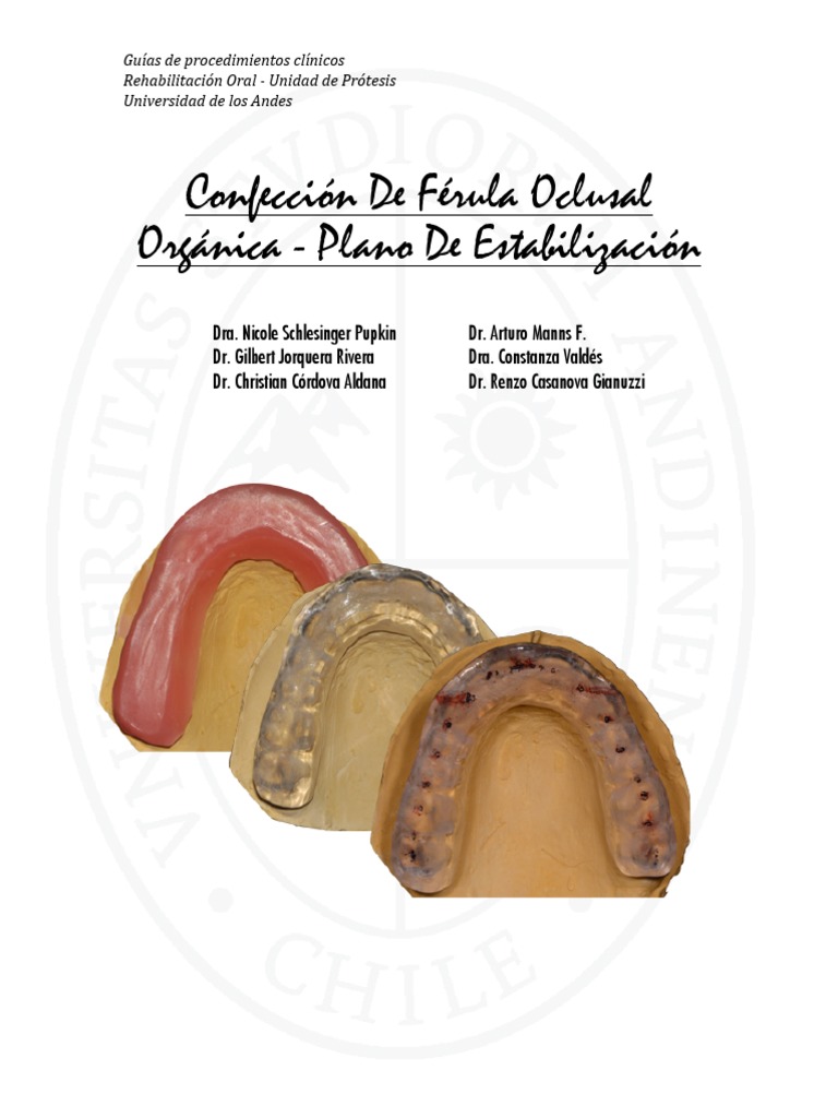 Ferula Oclusal Organica | Dentadura postiza | Odontología