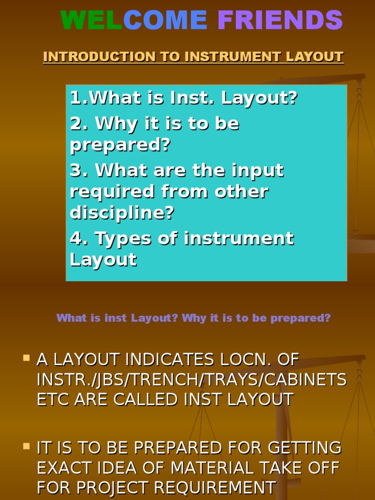 Instrument Location Layout Guide | PDF | Manufactured Goods ...