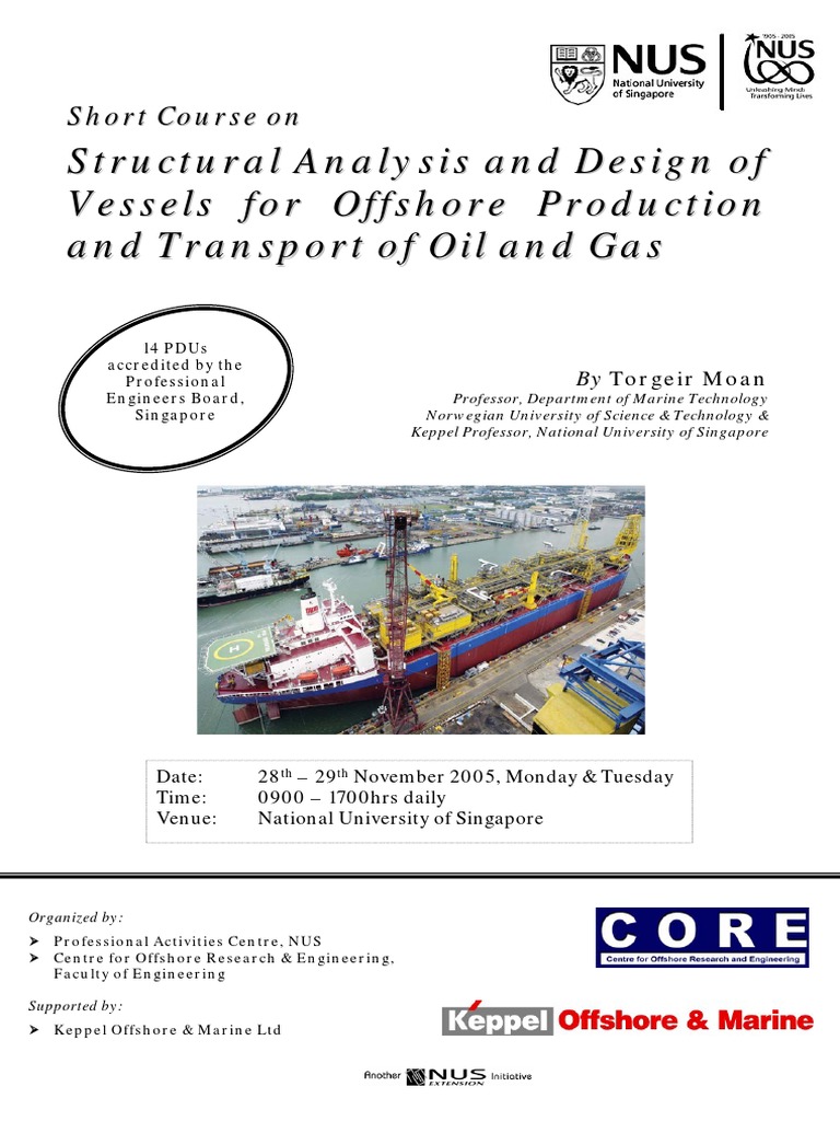 Offshore Vessel Structural Analysis Course | PDF | Ships | Structural ...