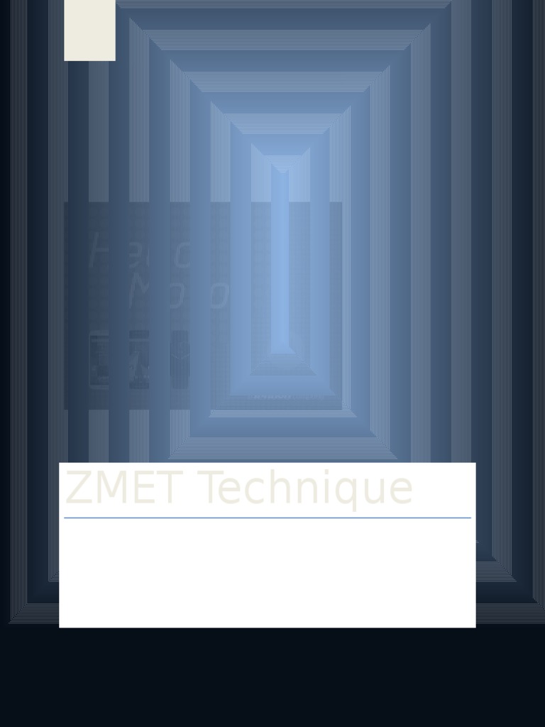 ZMET Technique | PDF | Feeling | Psychological Concepts