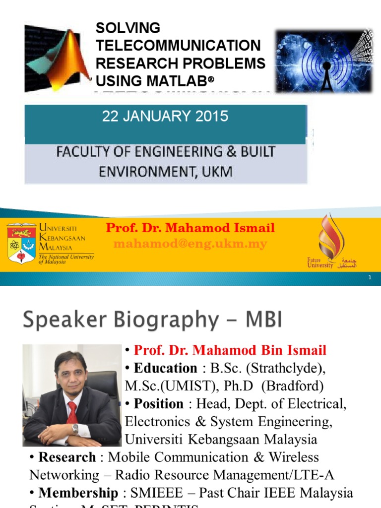 Solving Telecommunication Research Problem Using MATLAB | PDF | Integer (Computer Science) | Matlab