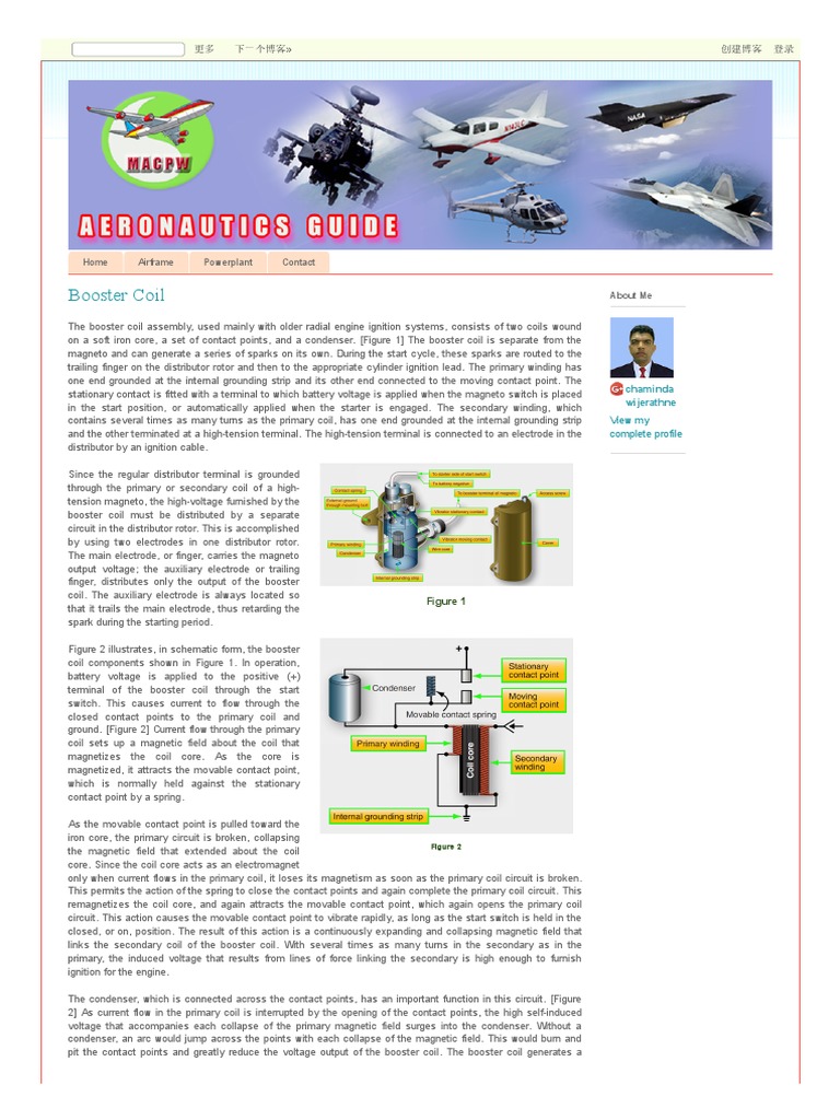 Aircraft Systems - Booster Coil | PDF | Distributor | Inductor