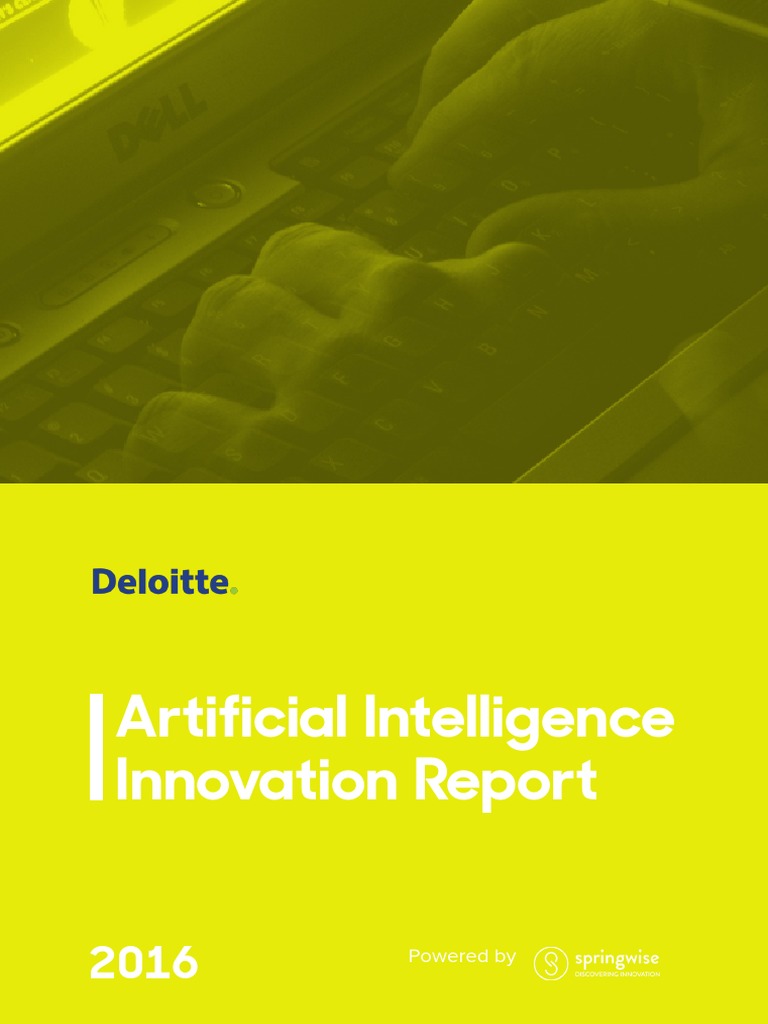 AI Report From Delloit - Applications PDF | PDF | Artificial ...