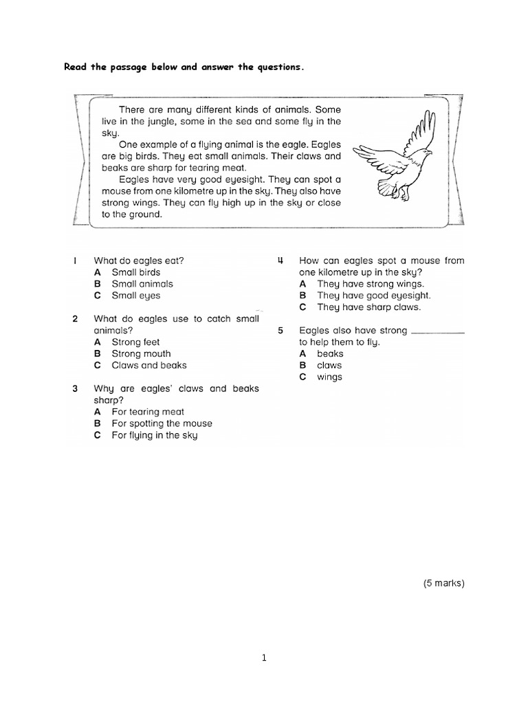 Ujian Akhir Tahun Bi Tahun 3 | PDF