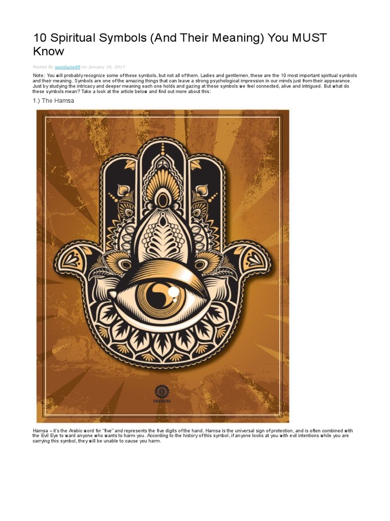 Spiritual Symbols And Their Meanings