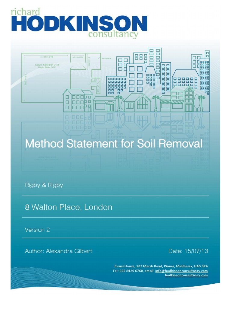 Methode Statment of Removal Soil | PDF | Surface Runoff | Waste Management