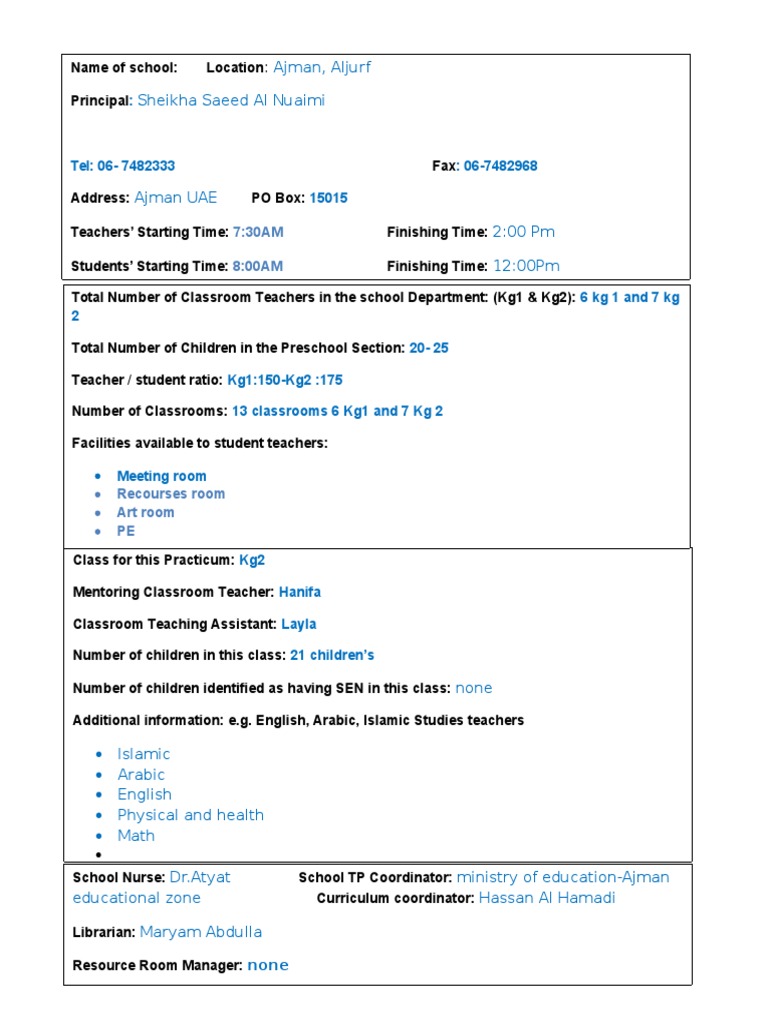 School Profile | PDF