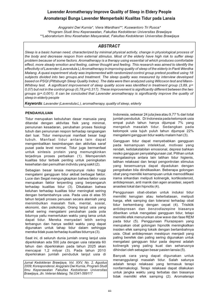 Jurnal Aromatherapy Lavender PDF | PDF | Self-Improvement | Science & Mathematics