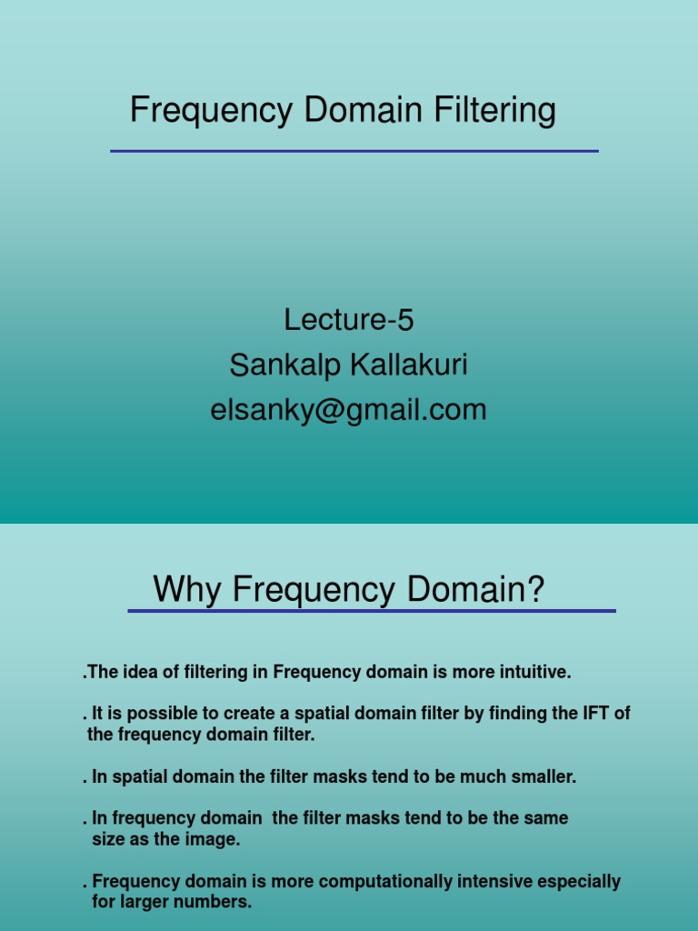 Frequency Domain Filtering Image Processing Low Pass Filter Filter