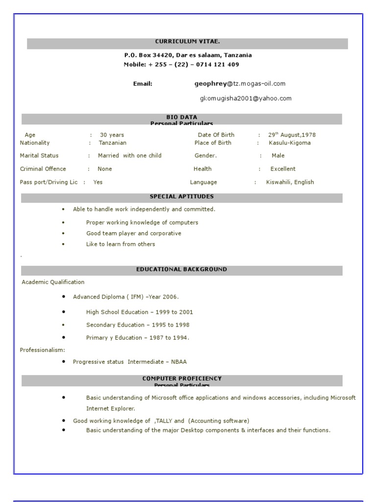 Jamal Ruhinda Raphael: Curriculum Vitae | PDF | Debits And Credits | Banks