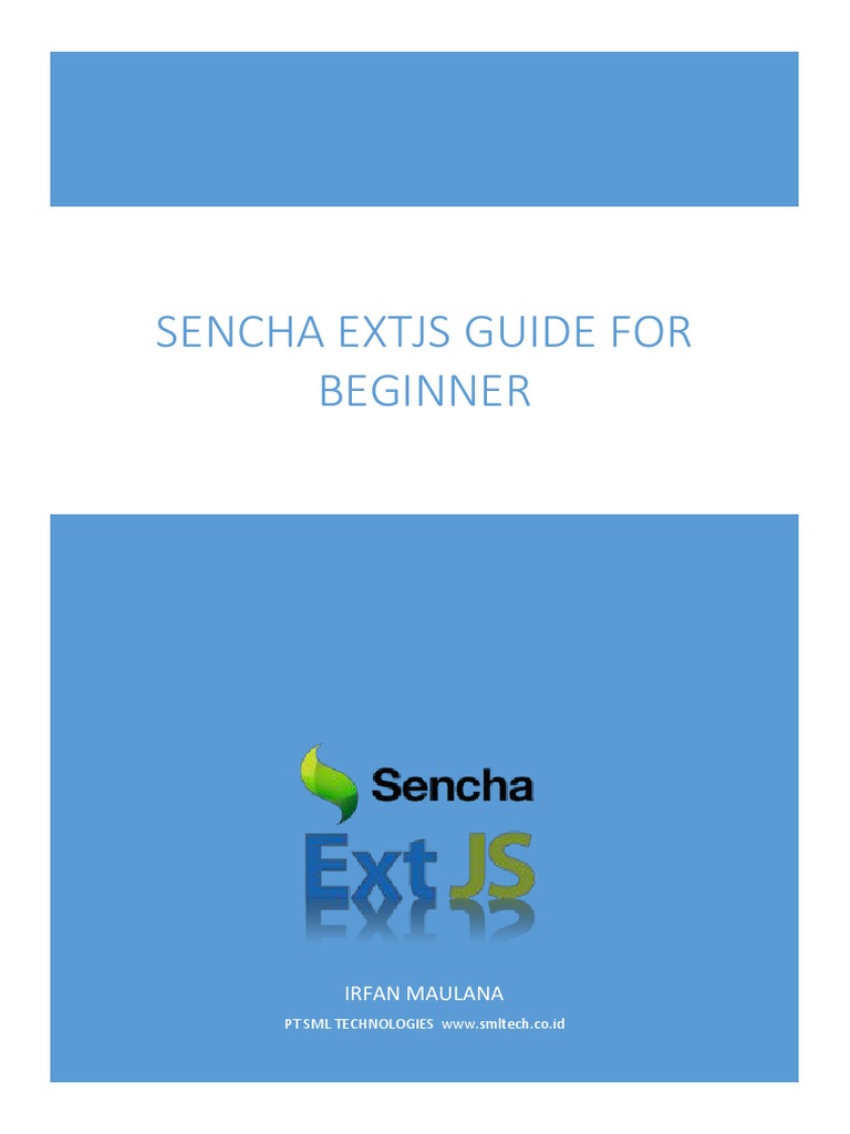 Ebook Sencha ExtJS - Bahasa Indonesia - Irfan Maulana | PDF