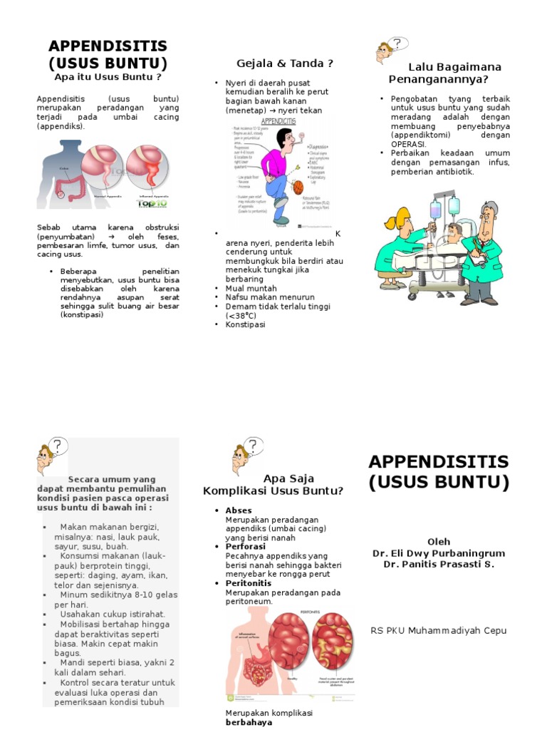 Appendisitis Leaflet | PDF