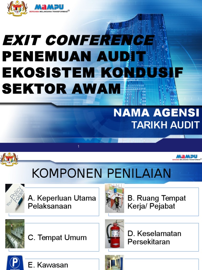 5 - Slaid Exit Conference Slps Audit | PDF | Teknologi & Rekayasa