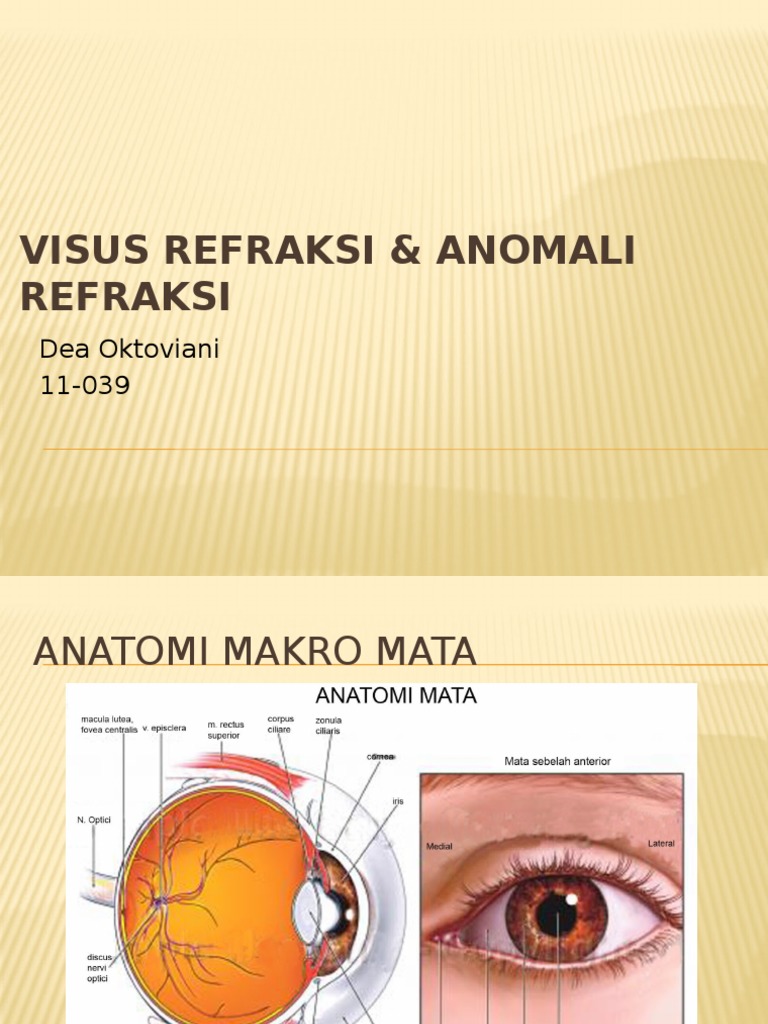 Visus Refraksi & Anomali Refraksi | PDF