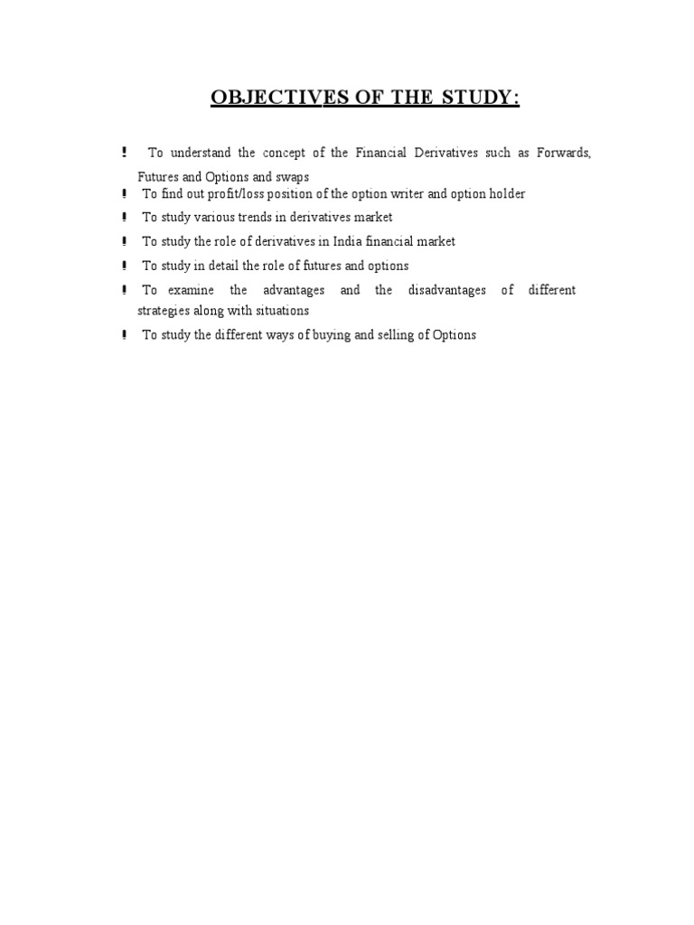 Objectives of The Study | PDF | Career & Growth