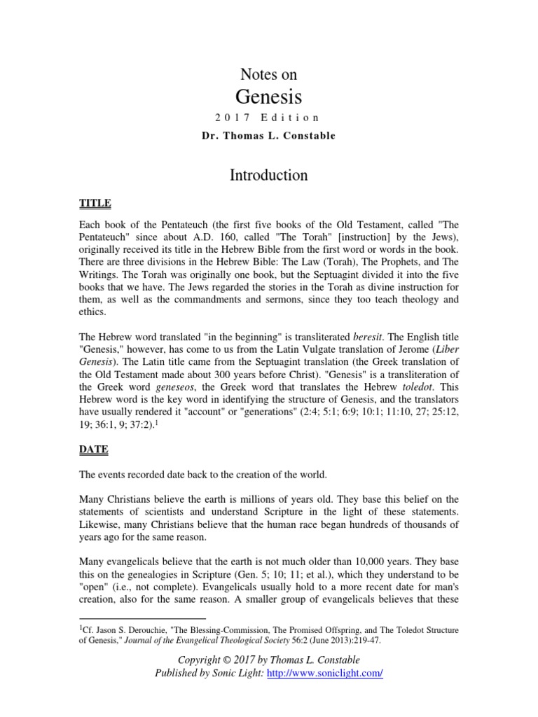 01 - Genesis PDF | PDF