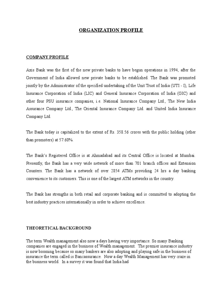 Organization Profile | PDF | Business