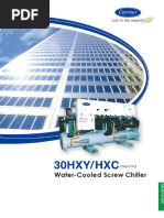 Carrier 30HXC Water-Cooled Chiller Guide | PDF | Heat Exchanger | Air ...