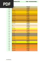 Códigos de Color Beige y Combinaciones | PDF | Percepción visual ...