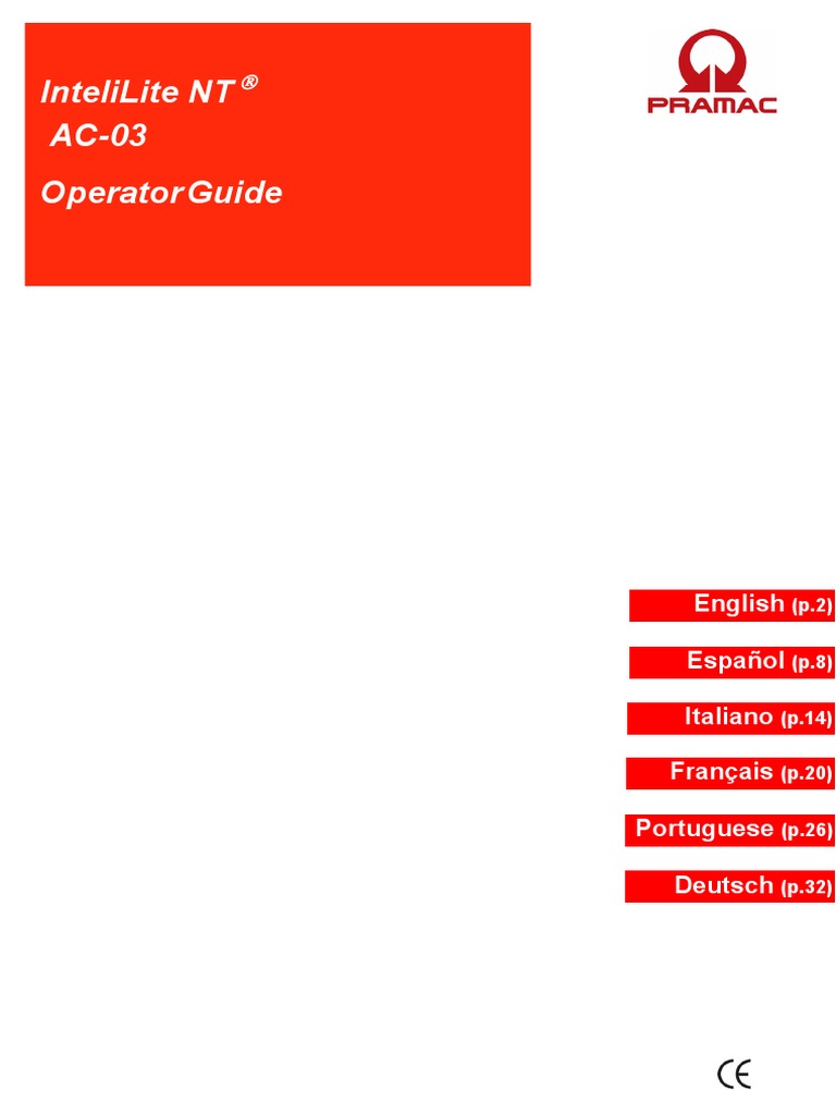 AC03 Pramac Operator Guide English | PDF | Computer Hardware ...