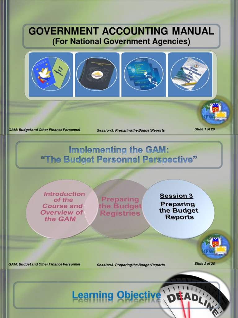Government Accounting Manual: (For National Government Agencies) | PDF ...