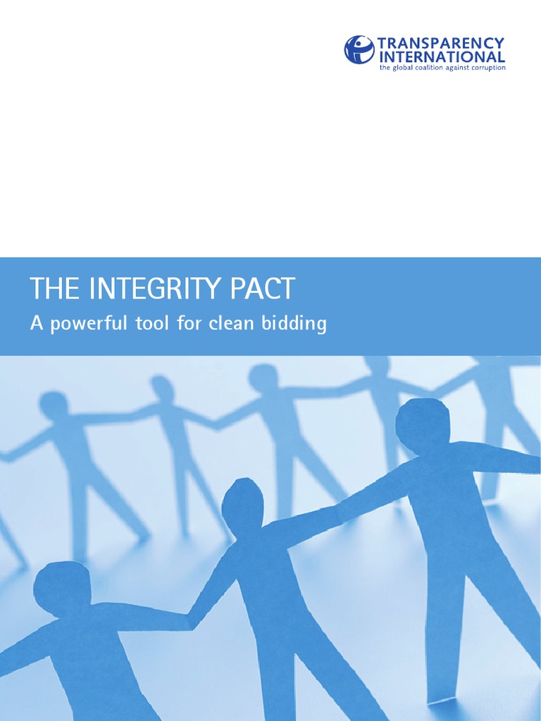 The Integrity Pact tool for clean bidding | PDF | Bribery | Arbitration