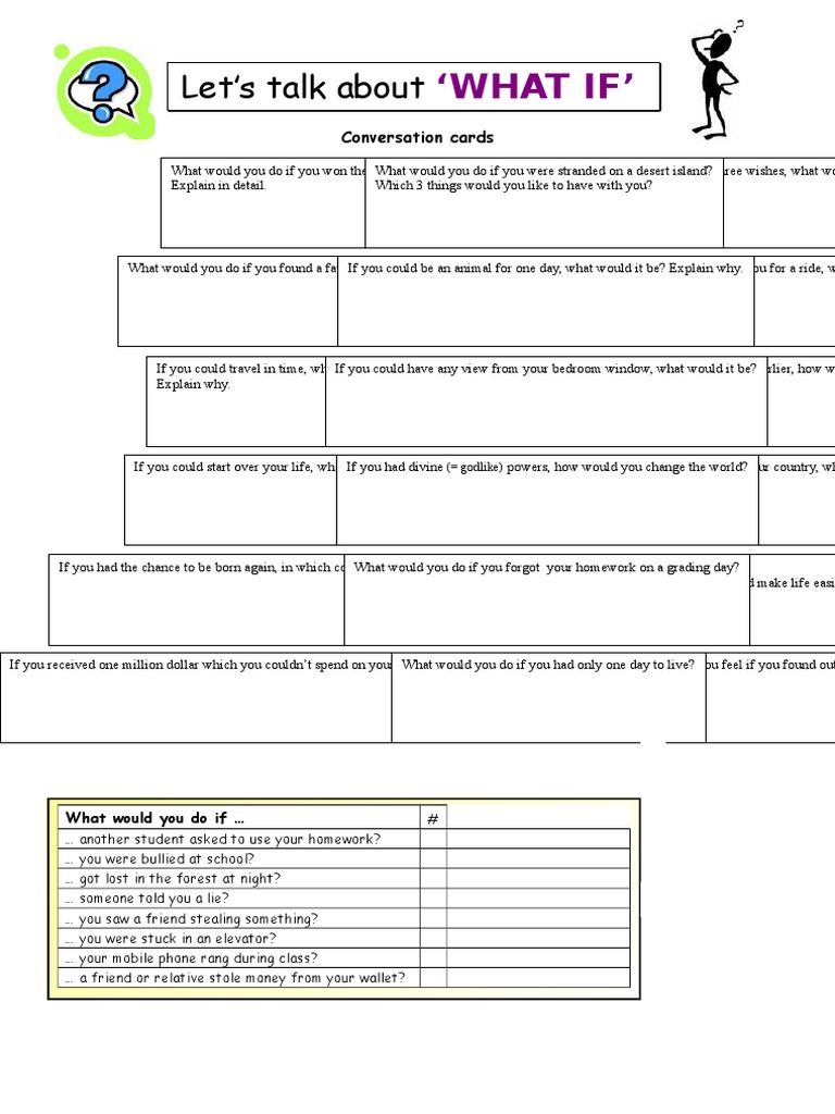 Lets Talk About What If | PDF