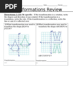 Transformation Review Answer Key | PDF | Cartesian Coordinate System ...