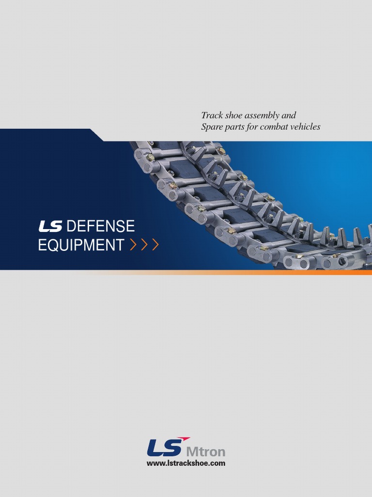 Defense Equipment: Track Shoe Assembly and Spare Parts For Combat ...