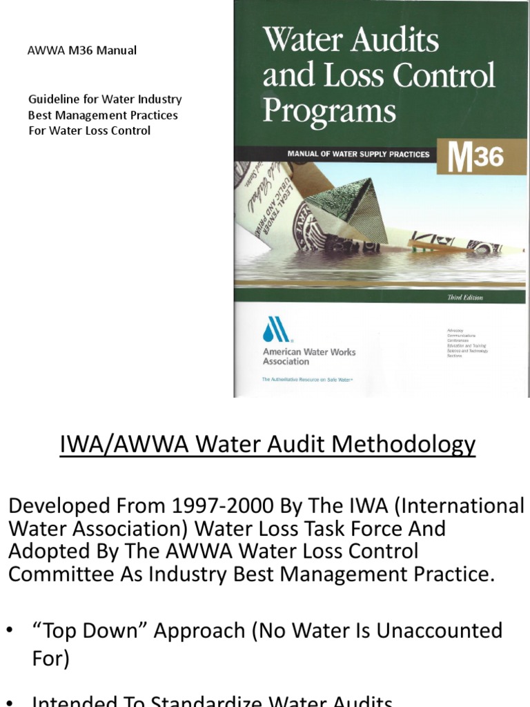 AWWA M36 Manual | PDF | Water Management | Environmental Engineering
