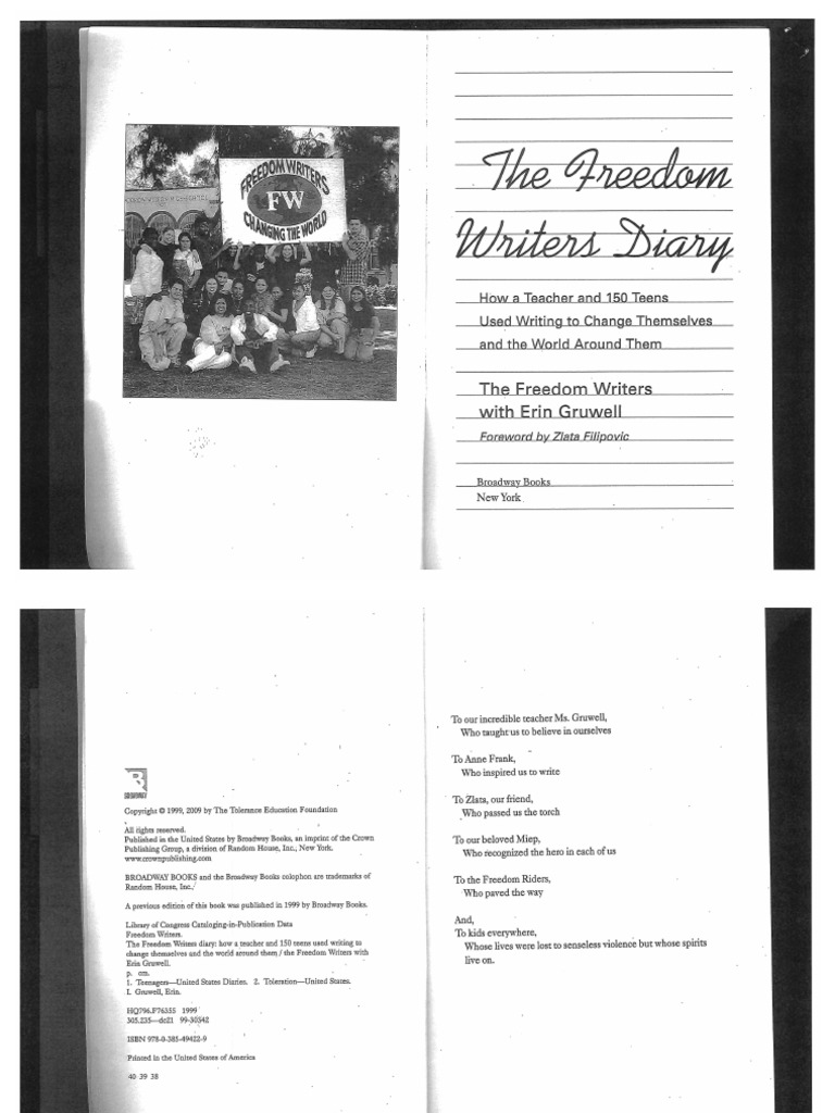 The Freedom Writers Diaries PDF | PDF