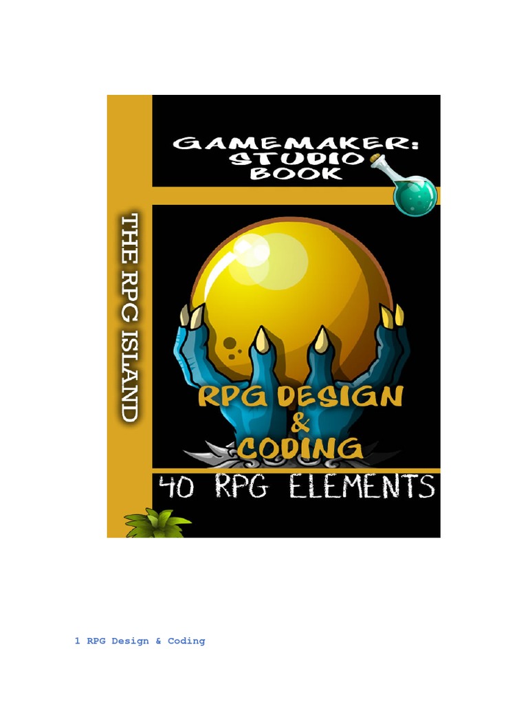 RPG Design and Coding - GameMaker: Studio (From PDF | PDF | Text ...