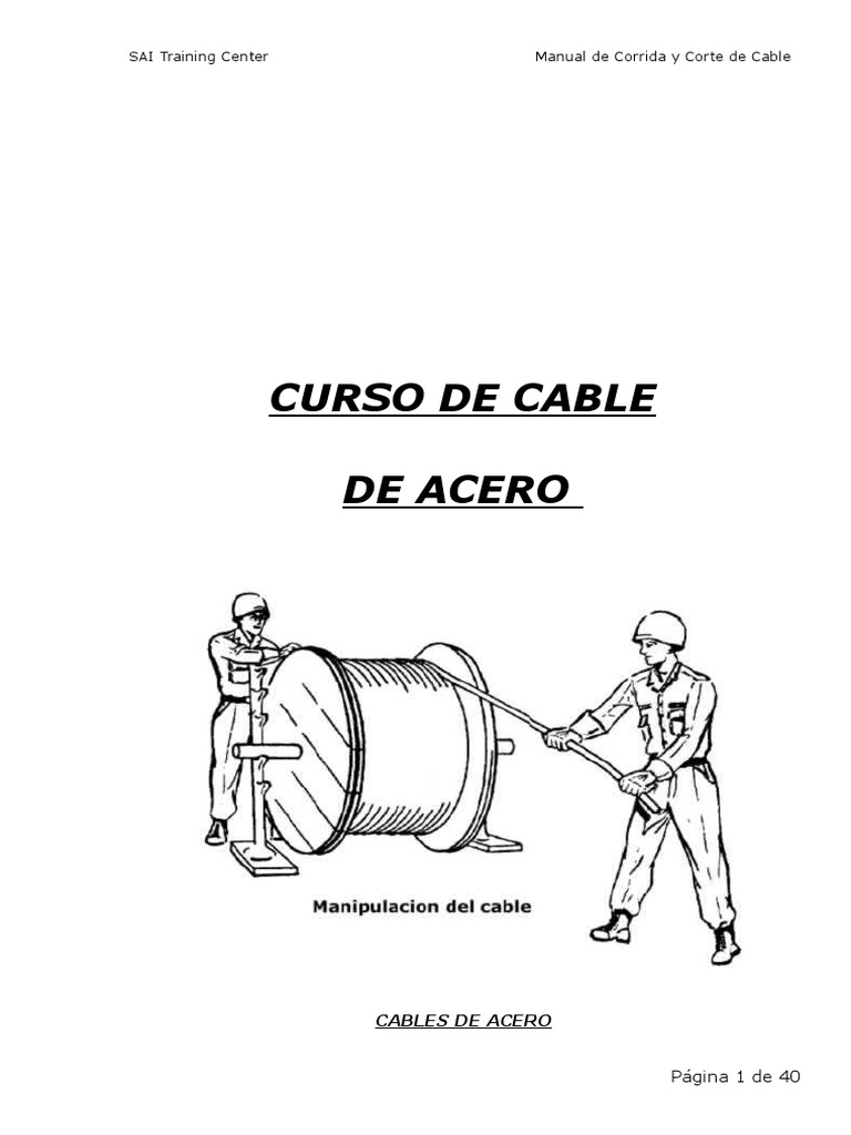 Cables de Perforación Manual 1 | PDF | Acero | Fatiga (material)