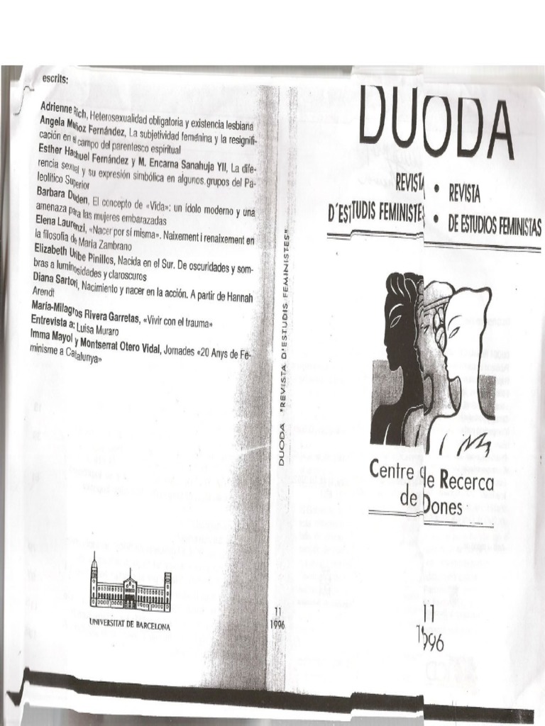 Barbara Duden, El Concepto de Vida | PDF