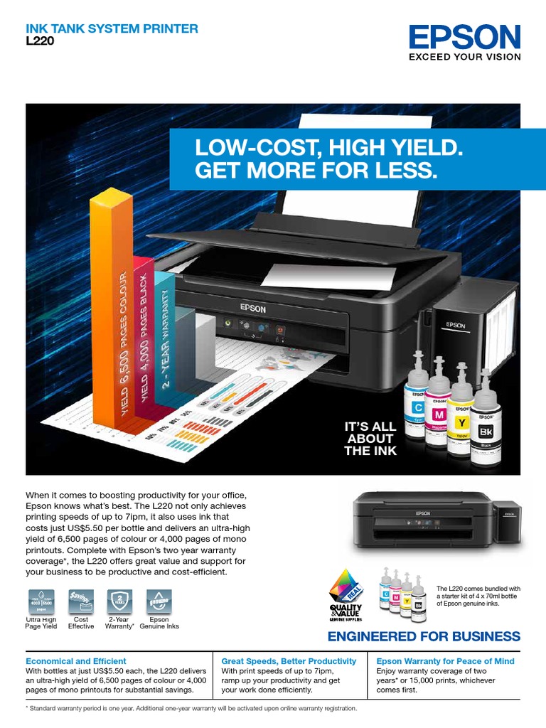 L220 PDF | PDF | Image Scanner | Printer (Computing)