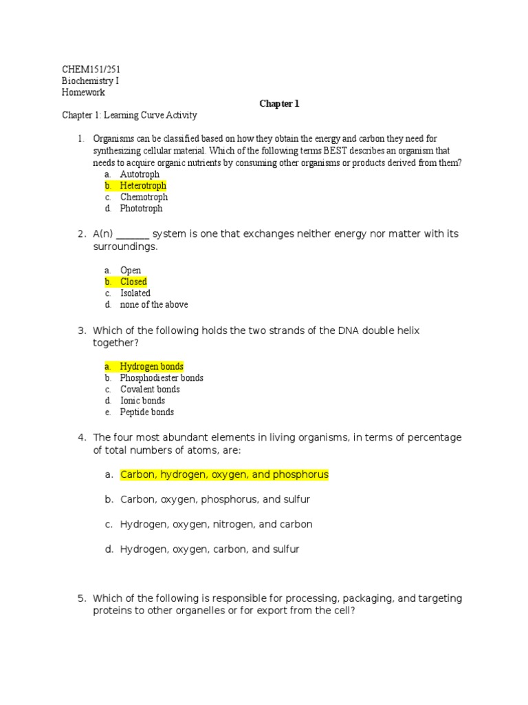 CHEM 151 (Chapter 1) | PDF