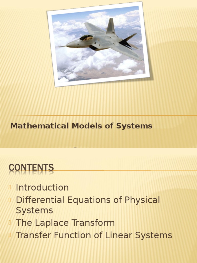 2-Mathematical Models of Systems | PDF