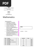 S6 Core Mathematics | PDF | Line (Geometry) | Tangent