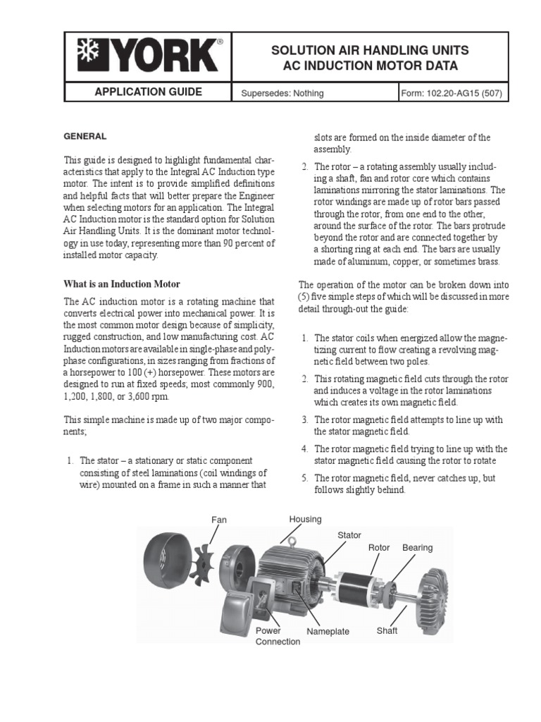AC Motor Data | PDF | Electric Motor | Electric Power Distribution