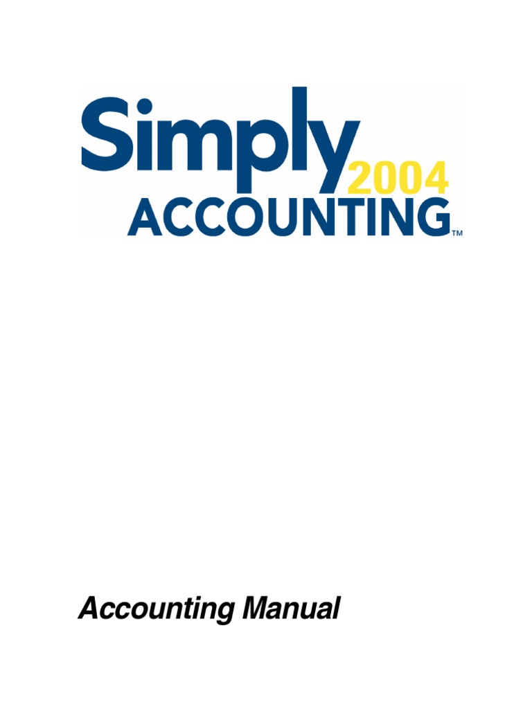 Accounting Manual: Accpac International | PDF | Balance Sheet | Debits ...