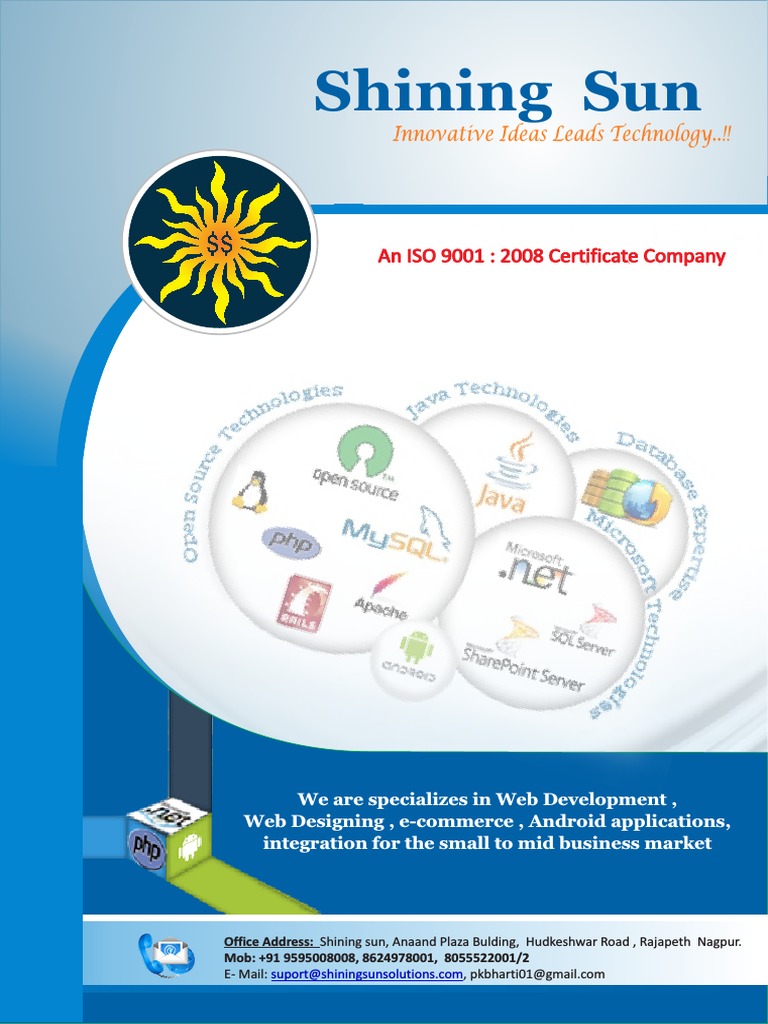 Shining Sun Solutions ( Company Profile ) | Software Development | E ...