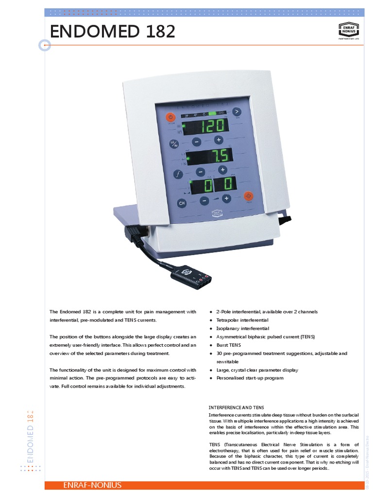 Enraf-Nonius Endomed 182 En | Nervous System | Manufactured Goods