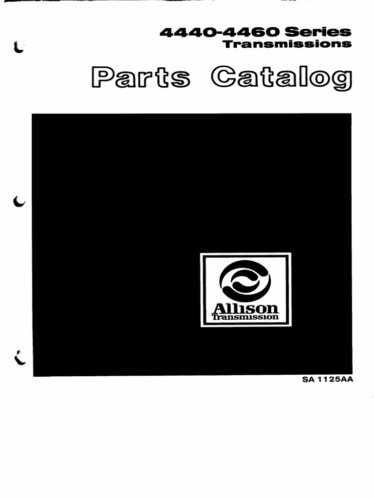 4440-4460 Series Transmissions | PDF