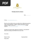 Letter Template Inviting Employee To Investigation Meeting | PDF