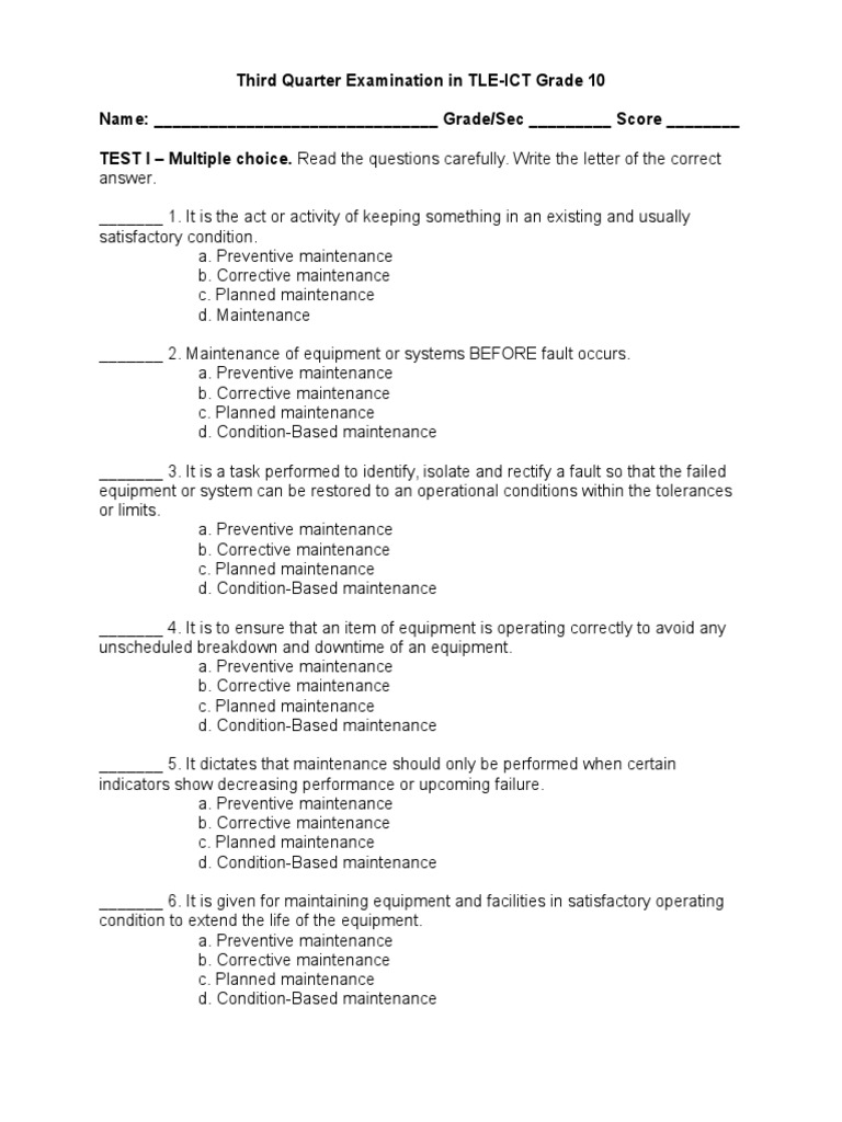 ICT Grade 10 Test Paper | PDF | Antivirus Software | Wi Fi