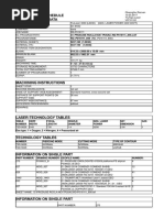 CNC Setup Sheet PDF | PDF