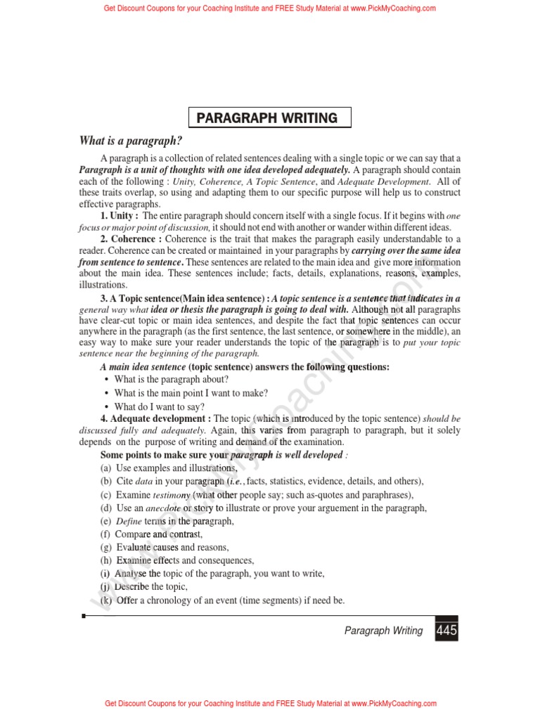 5 Paragraph Writing | Wedding | Paragraph