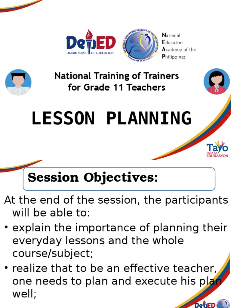 DepEd NEAP NTOT Grade 11 Lesson Plan.1 | Download Free PDF | Lesson ...